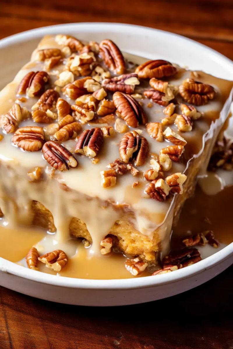 Butter Pecan Praline Poke Cake – Dickey Farms