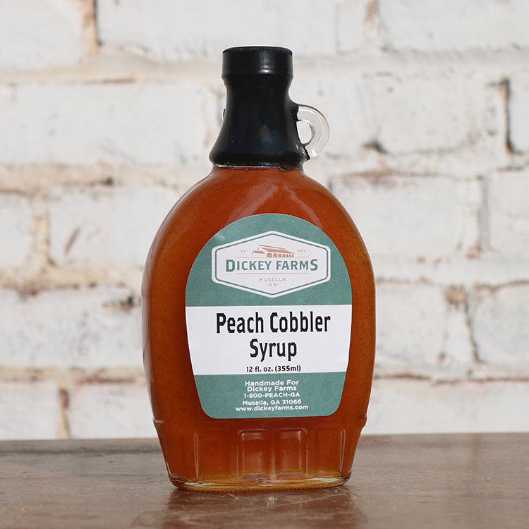 Peach Cobbler Syrup – Dickey Farms